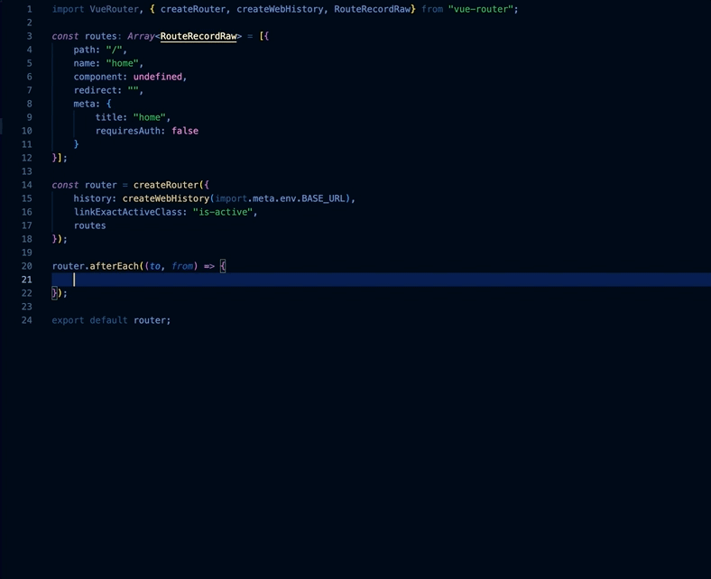Vue Application - Advanced Options | NaviStone